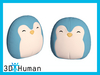 Second Life Marketplace - 3D Human - Full Perm Squishmallow Penguin 1 LI