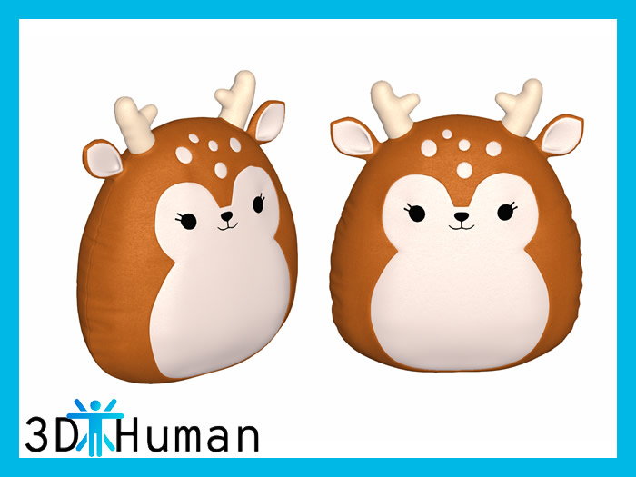 Second Life Marketplace - 3D Human - Full Perm Squishmallow Deer 1 LI