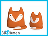 Second Life Marketplace - 3D Human - Full Perm Squishmallow Fox 1 LI