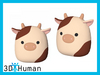 Second Life Marketplace - 3D Human - Full Perm Squishmallow Cow 1 LI