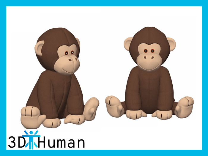 Second Life Marketplace - 3D Human - Full Perm Monkey Plushie 1 LI