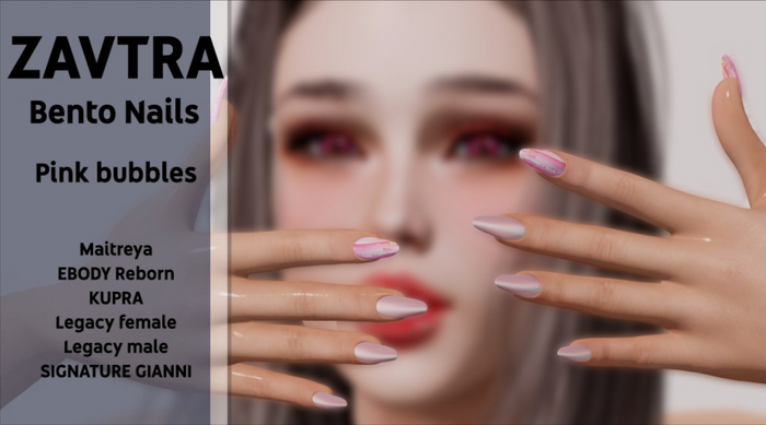 Second Life Marketplace - - ZAVTRA - Pink bubbles