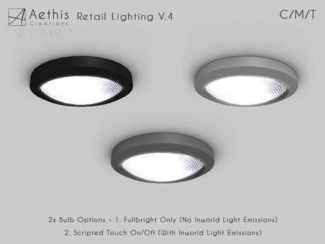 Second Life Marketplace - [AC] Retail Lighting V.4 - Full Permissions