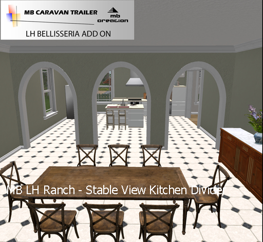 Second Life Marketplace - MB LH Ranch - Stable View Kitchen Divider box