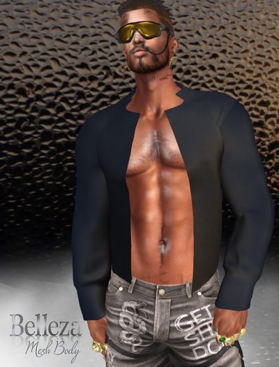 Second Life Marketplace - Bully Fashion Bully Bomber Black - Belleza Jake