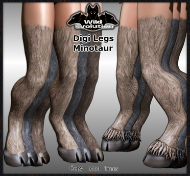 Second Life Marketplace - [Wild Evolution] - Digi Legs Minotaur Reborn ...