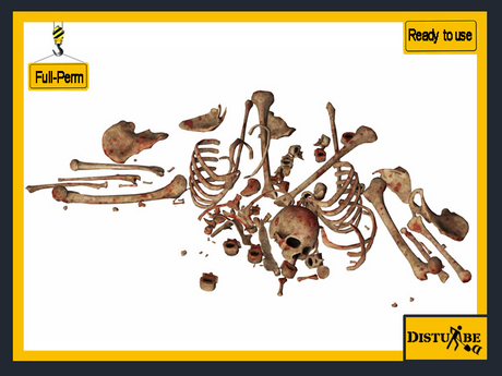 Second Life Marketplace - ::DisturbeD:: Halloween Skeleton Bones ...