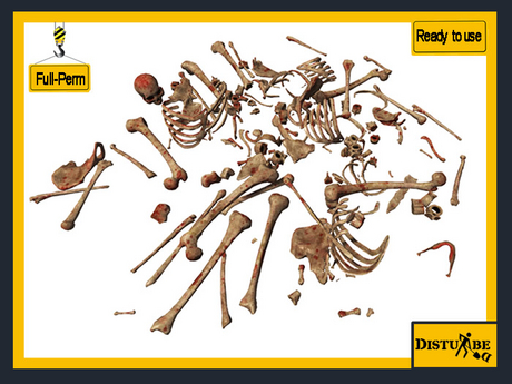Second Life Marketplace - ::DisturbeD:: Halloween Skeleton Bones ...