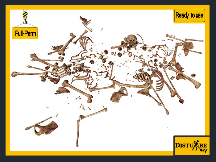 Second Life Marketplace - ::DisturbeD:: Halloween Skeleton Bones ...