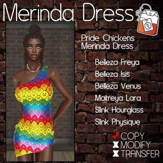 Second Life Marketplace - ~TL~ Chicken Pride Merinda Dress