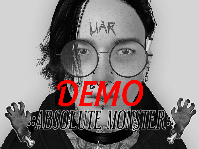 Second Life Marketplace - .:ABSOLUTE MONSTER:. Liar tattoo DEMO