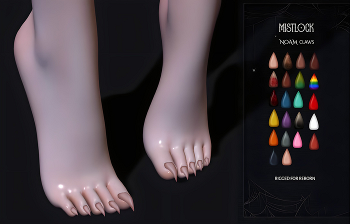 Second Life Marketplace - MISTLOCK. Noam Claws Reborn