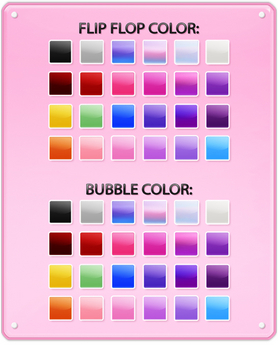 Second Life Marketplace - Bowtique - Bubble Flops (24 Colors)