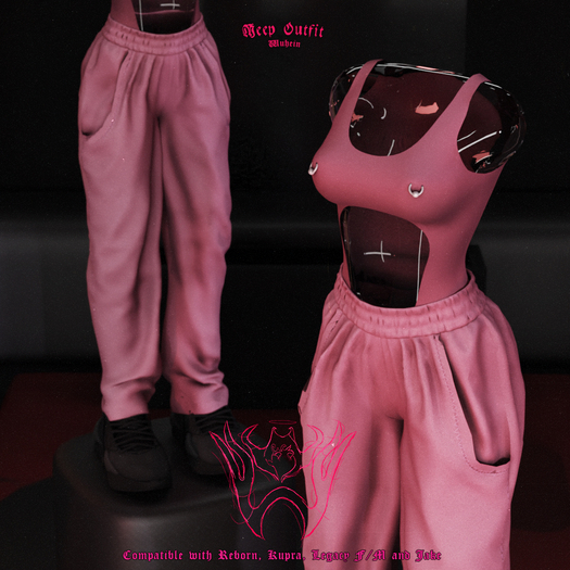 Second Life Marketplace - Wuhein - Meep Outfit [pink]
