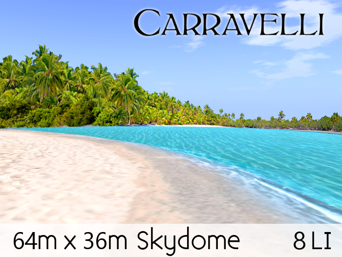 Second Life Marketplace - Carravelli :: Lemon Bay Skydome :: 64x36