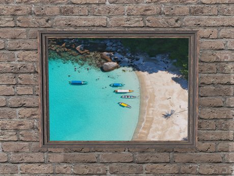 Second Life Marketplace - Snooper's Attic Beach Life Frame