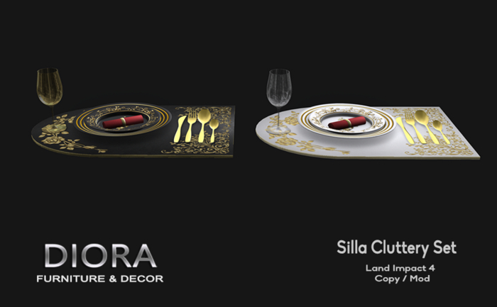 Second Life Marketplace - DIORA Silla Cluttery Set