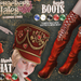 Second Life Marketplace - :Moon Amore: Nutcracker'sTales/ Boots - RED
