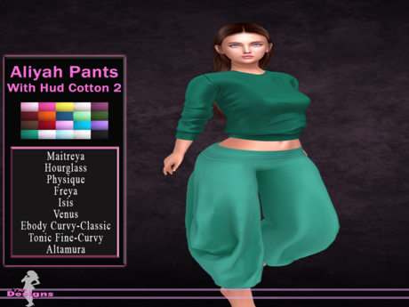 Second Life Marketplace - Aliyah Pants Demo Hud O