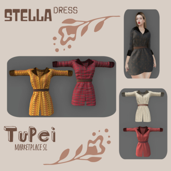 Second Life Marketplace - TuPei Stella Dress - Set of 16 for Belleza-Freya