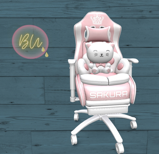 Second Life Marketplace - 1. BAMSE : Sakura - Chair + Seat + Fluffy RARE