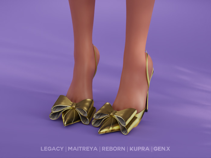 Second Life Marketplace - $NT Dolled Up Heels GOLD