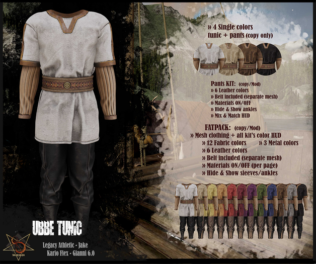 Second Life Marketplace - //RKS// Tunic Ubbe - White