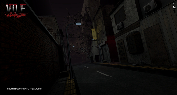 Second Life Marketplace - [Vile] - Broken Downtown City Backdrop Box ...