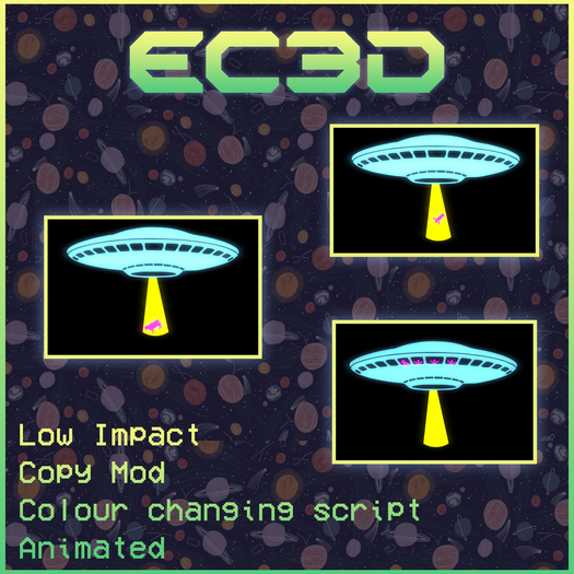 Second Life Marketplace - EC3D UFO Abduction