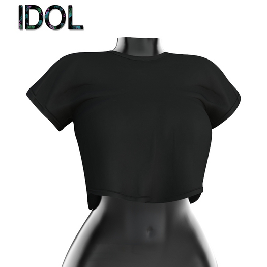 Second Life Marketplace - Black Tee Shirt