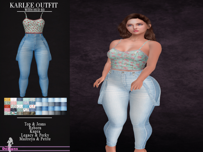 Second Life Marketplace - Karlee Outfit With Hud B3
