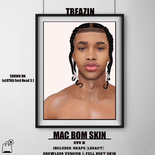 Second Life Marketplace - .TREAZIN. - MAC BOM SKIN