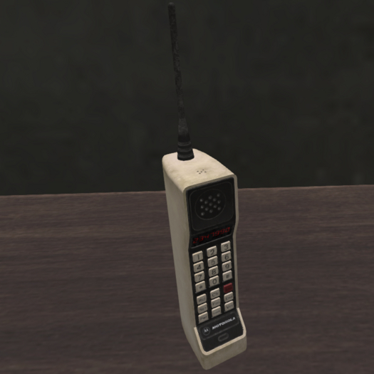 Second Life Marketplace - /AVP/ Brick Phone *WEAR ME*