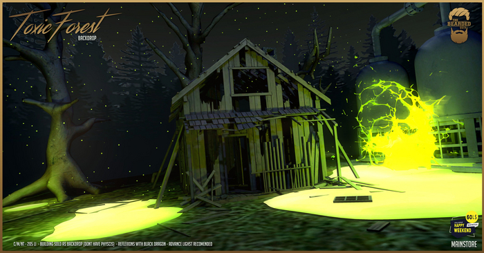Second Life Marketplace - Toxic Forest Backdrop - The Bearded Guy