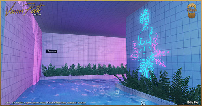 Second Life Marketplace - Venus Path Backdrop - The Bearded Guy