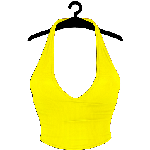 Second Life Marketplace - Melange: Toya Halter Top [Yellow]
