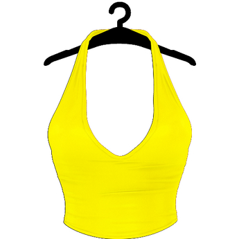 Second Life Marketplace - Melange: Toya Halter Top [Yellow]