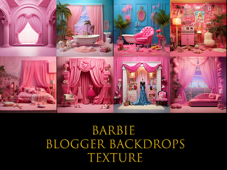 Second Life Marketplace - SATO - Barbie Blogger backdrop Textures