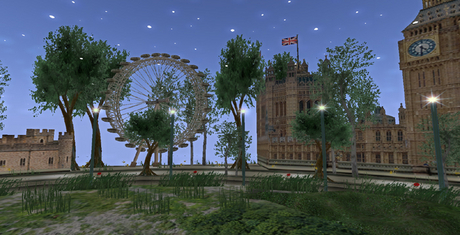 Second Life Marketplace - Small Skybox LONDON (small surround) - city ...