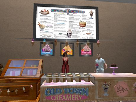 Second Life Marketplace - Complete ice cream parlor set -Box LI=68