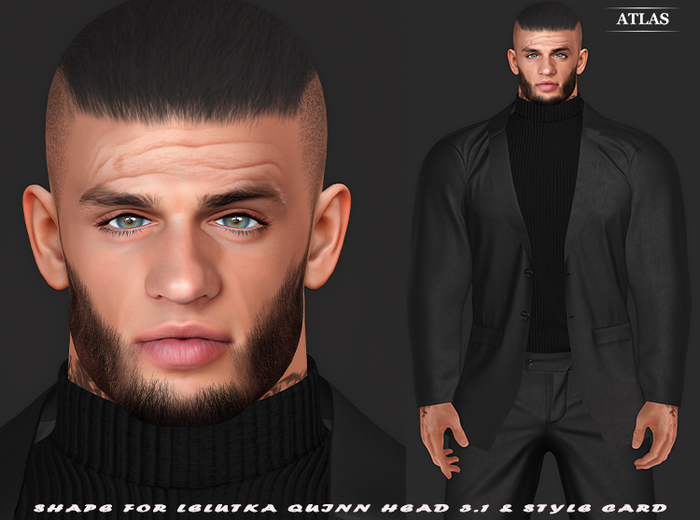Second Life Marketplace - *ATLAS*SHAPE ARES for HEAD Lel EvoX QUINN 3.1 ...