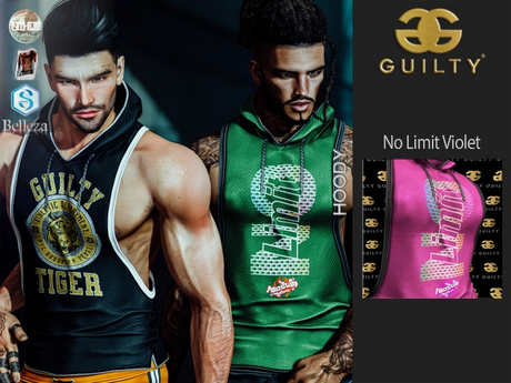 Second Life Marketplace - Guilty 128 No Limit Hoodies-10 No Limit Violet