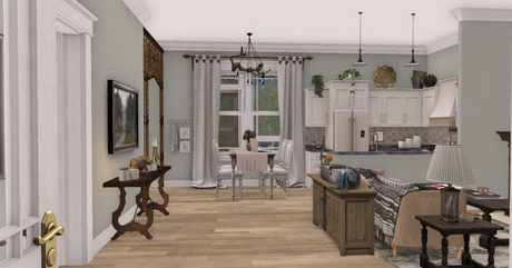 Second Life Marketplace - Rubble - LH Creek Stone Room Divider Add-On