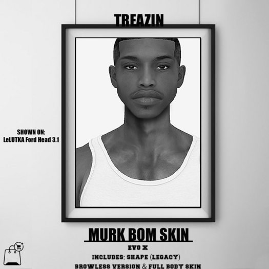 Second Life Marketplace - .TREAZIN. - MURK BOM SKIN DEMO