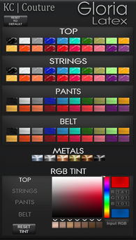 Second Life Marketplace - *DEMO* -KC- GLORIA SET / 40 TEXTURES FATPACK