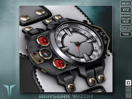 Second Life Marketplace - **RE** Berserk Watch - Digital & Analog Dual Time