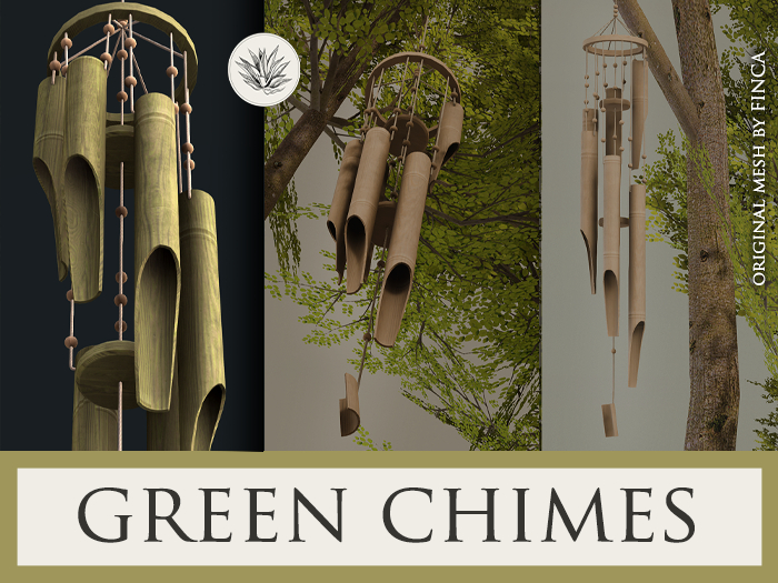 Second Life Marketplace - FINCA - Bamboo chimes green