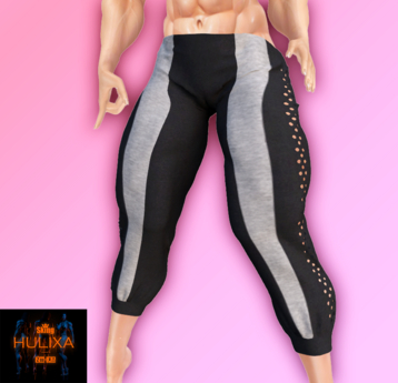 Second Life Marketplace - SiK Breather Style Female Joggers Black - Hulixa
