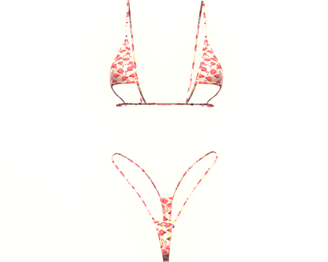 Second Life Marketplace - TalboT - Pink Flamingos Bikini (Kupra ...