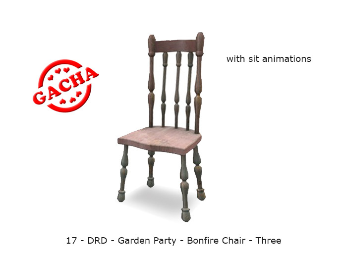 Second Life Marketplace - 17 - DRD - Garden Party - Bonfire Chair ...